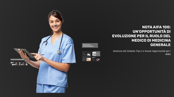 NOTA AIFA 100: UN'OPPORTUNITÀ DI EVOLUZIONE PER IL RUOLO DEL MEDICO DI ...