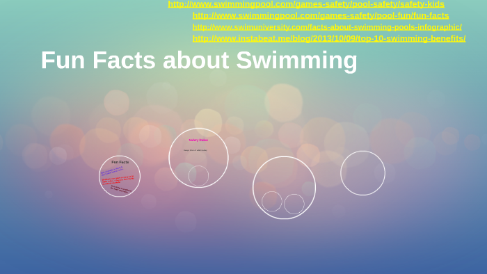 Fun Facts about Swimming by Schiller Family