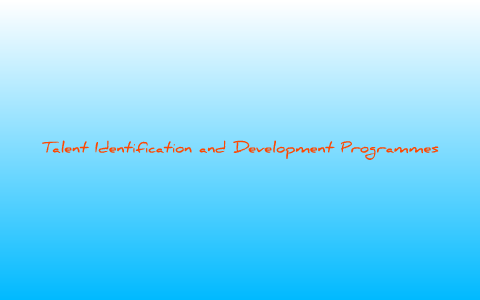 World Class Performance Programme by Mark Holmes on Prezi