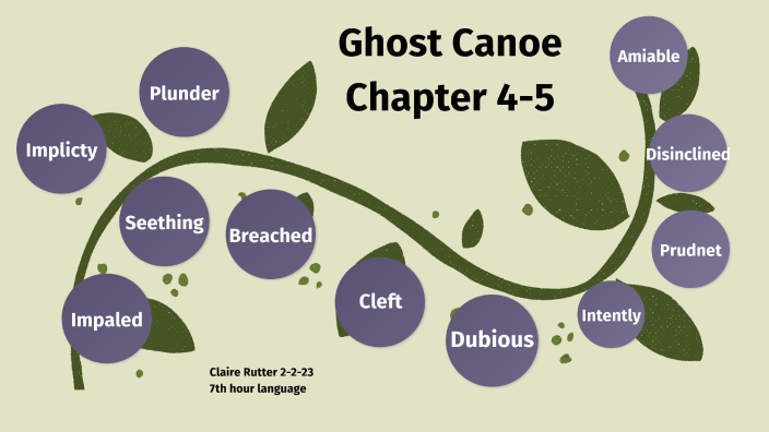 Ghost Canoe Vocabulary 4-5 by Claire Rutter on Prezi