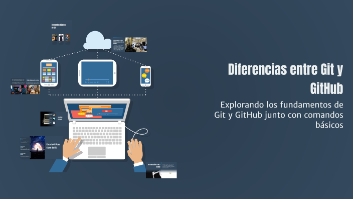 Diferencias entre Git y GitHub by Basura Informatica on Prezi