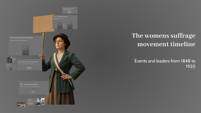 The womens suffrage movement timeline by jose alegria on Prezi