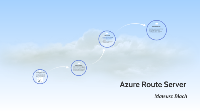 Azure Route Server by Mateusz Błach on Prezi