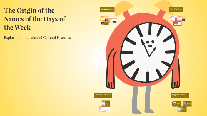 The Origin of the Names of the Days of the Week by Галина Фадеева on Prezi