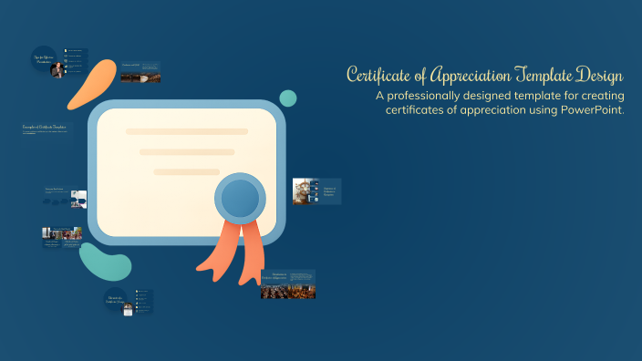 Certificate of Appreciation Template Design by beshoy nabil on Prezi