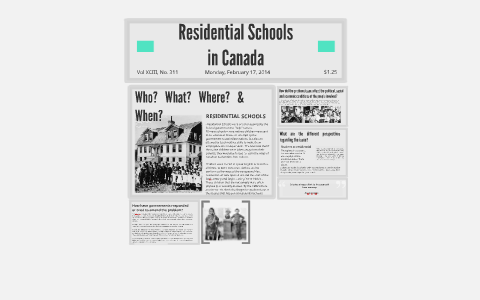 Residential Schools in Canada by Frances Sicam on Prezi
