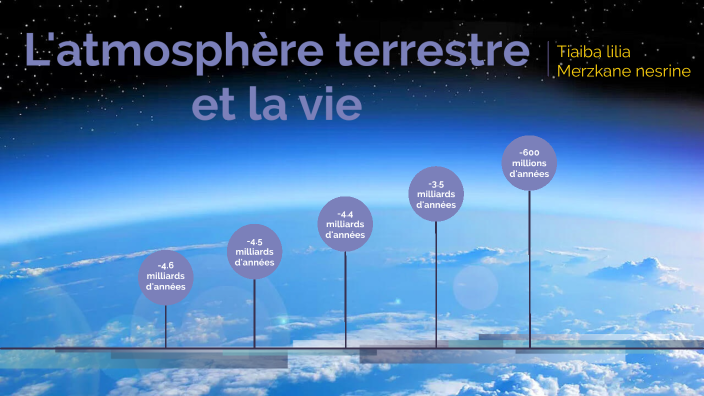 L'atmosphère terrestre et la vie by Ya ni on Prezi