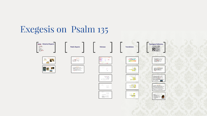 Exegesis on Psalm 135 by Michael Mentoor on Prezi