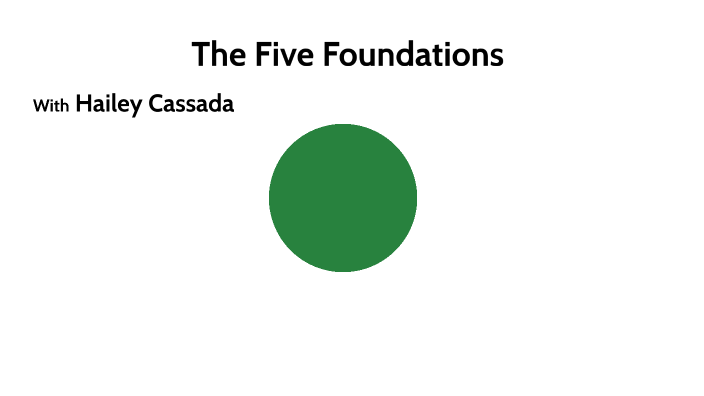 The Five Foundations by Hailey Cassada on Prezi