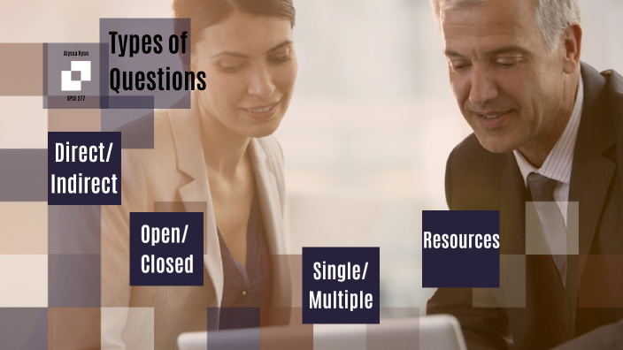 Prezi Presentation Assignment (Types of Questions) by Alyssa Ryan on Prezi