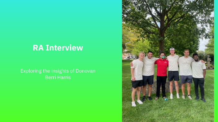 RA Interview by Donovan Harris on Prezi