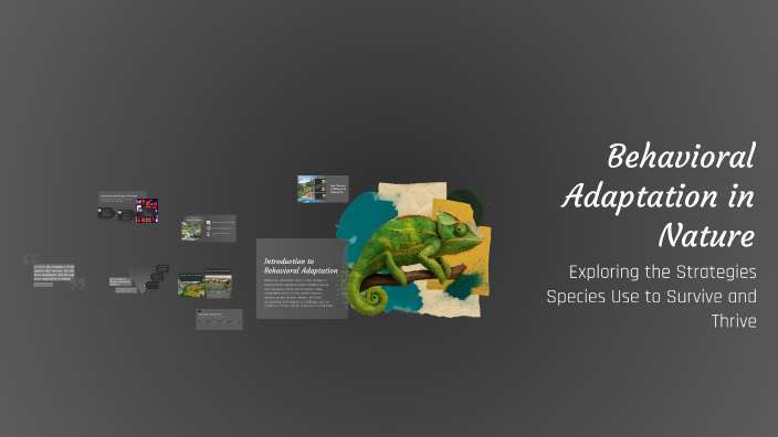 Behavioral Adaptation in Nature by hector gonzalez on Prezi