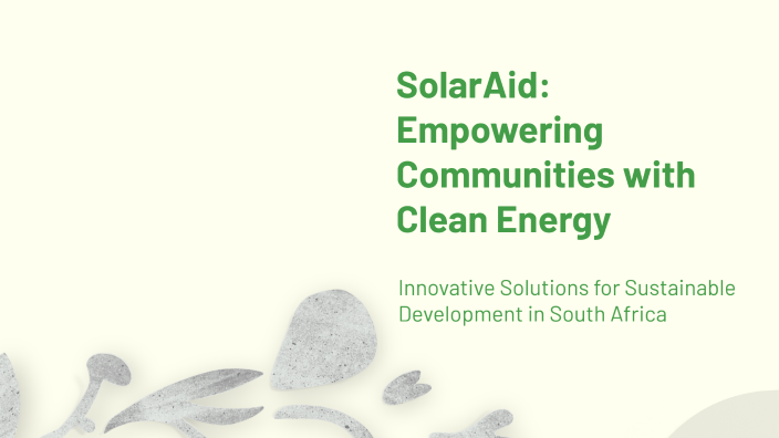SolarAid: Empowering Communities with Clean Energy by Arusha All day on ...