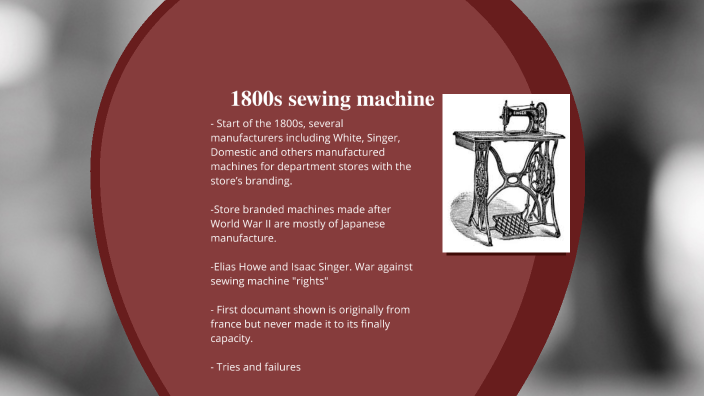 Evolution in Sewing machine by kim schubert on Prezi