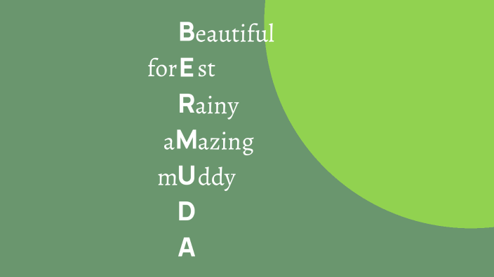 Bermuda acrostic poem by Caden Marsh on Prezi
