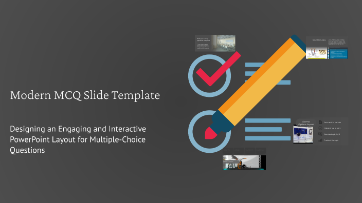 Modern MCQ Slide Template by Mahdi Alobaidan on Prezi