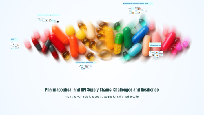 Pharmaceutical and API Supply Chains: Challenges and Resilience by ...