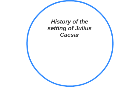 History of the setting of Julius Caesar by HolyMyGosh Pineapples