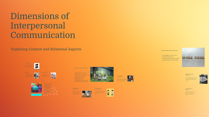Exploring the Dimensions of Interpersonal Communication by Michelle ...