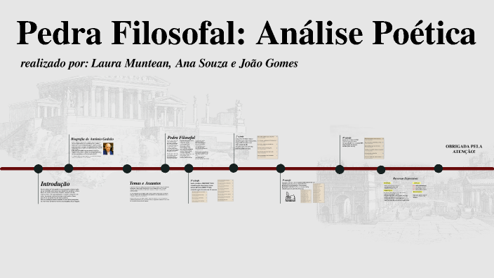 Pedra Filosofal: Análise Poética by laura muntean on Prezi