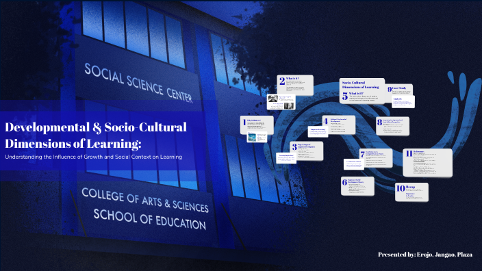 Developmental & Socio-Cultural Dimensions of Learning by Seth Earl ...