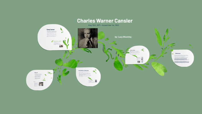 Charles Warner Cansler by Lucy Shockley on Prezi