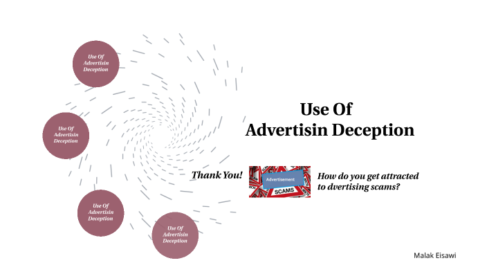 Use Of Advertising Deception by malak yah on Prezi