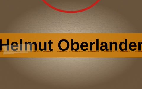 Helmut Oberlander by Tanaja Campbell on Prezi