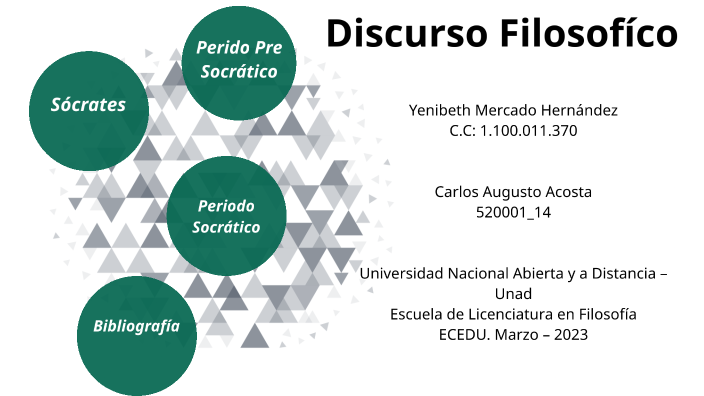 Discurso Filosofíco by Yenibet Mercado on Prezi