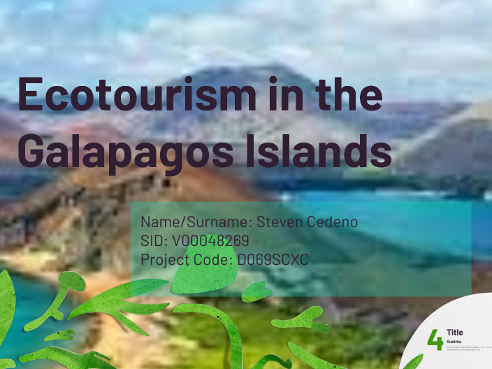Ecotourism in the Galapagos Islands by Steven Cedeno on Prezi
