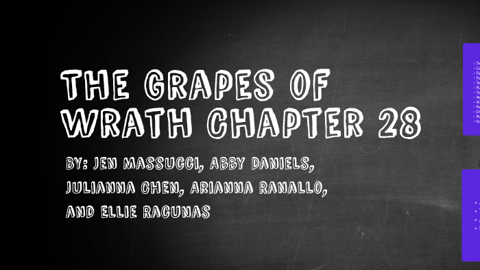 The Grapes of Wrath Chapter 28 by Abby Daniels on Prezi