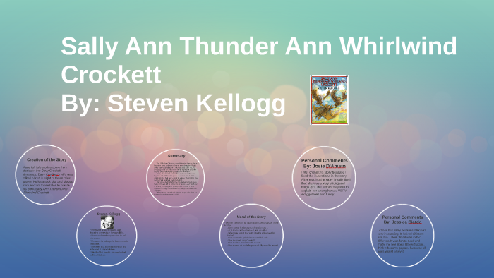 Sally Ann Thunder Ann Whirlwind Crockett by josie damato on Prezi