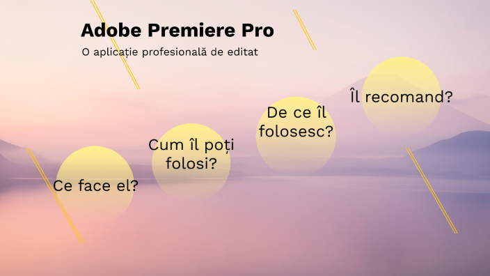 Adobe Premiere Pro by David Zonga on Prezi