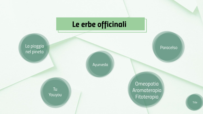 Erbe Officinali by SOPHIE BERGAMASCHI on Prezi