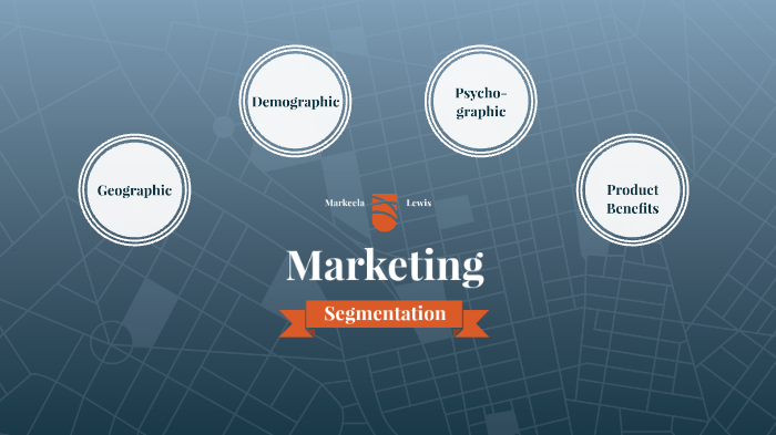 Marketing Segmentation Project by Markeela Lewis on Prezi