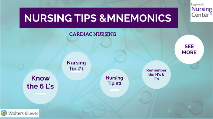 Sample: Nursing Tips/Mnemonics by Lisa Bonsall on Prezi