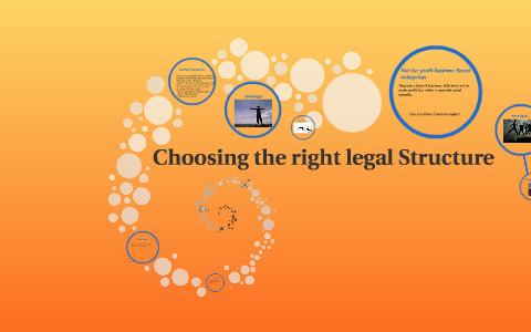 Choosing the right legal Structure by on Prezi