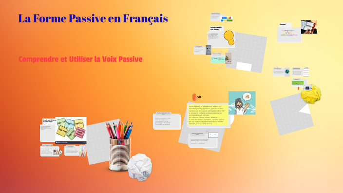 La Forme Passive en Français by Saoussen Sendi on Prezi