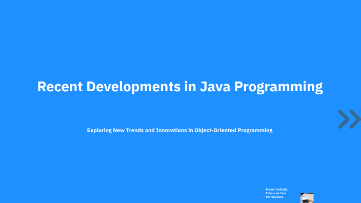 Recent Developments in Java Programming by Abdelrahman Radwan on Prezi