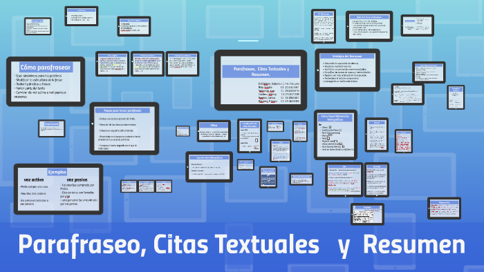 Parafraseo, Citas Textuales y El Resumen. by jessica roa on Prezi