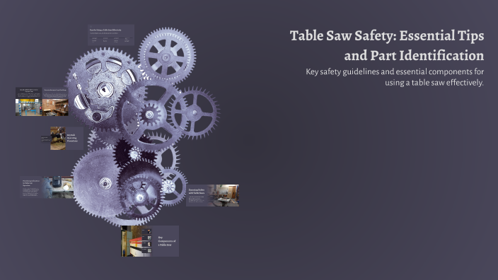 Table Saw Safety: Essential Tips and Part Identification by Caden ...