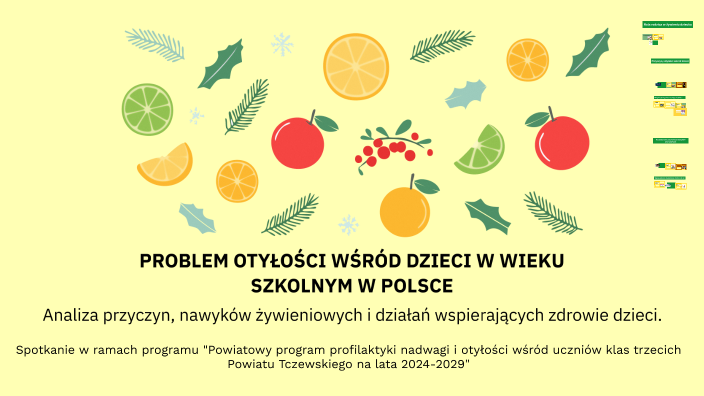 PROBLEM OTYŁOŚCI WŚRÓD DZIECI W WIEKU SZKOLNYM W POLSCE by Eliza ...
