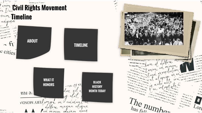 Civil Rights Movement Timeline by RAQUEL ANTONELLA VIVANCO CORREA on Prezi