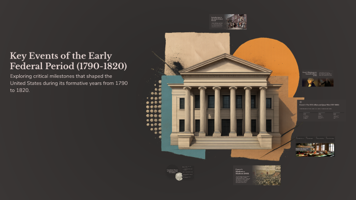 Key Events of the Early Federal Period (1790-1820) by Anderson McKee on ...