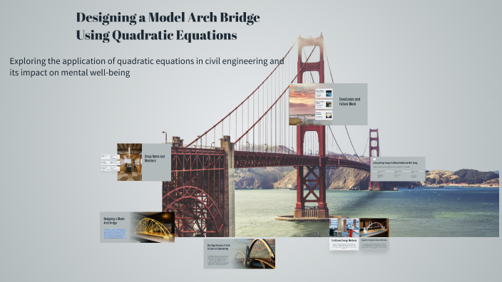 Designing a Model Arch Bridge Using Quadratic Equations by Abdullah Ali ...
