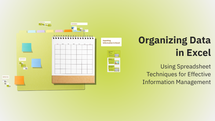 Organizing Data in Excel by Amrutha Amrutha on Prezi