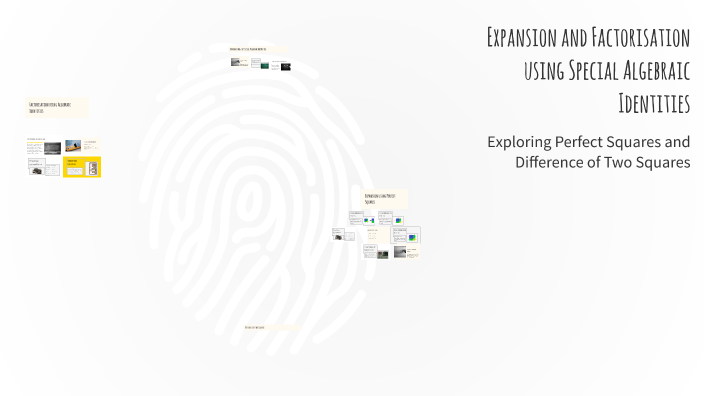 Expansion and Factorisation using Special Algebraic Identities by Yang ...