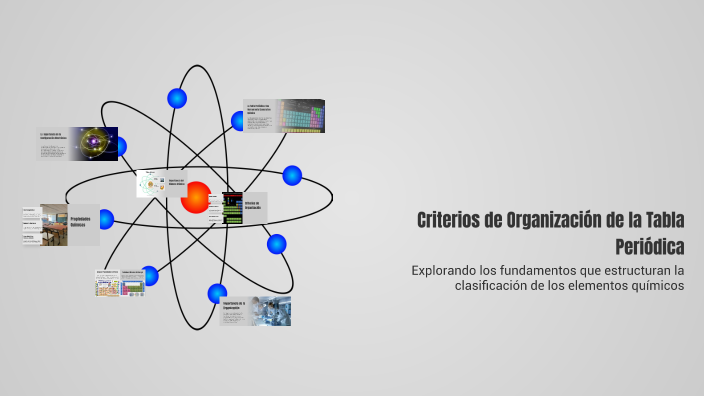 Criterios de Organización de la Tabla Periódica by Katherine Avilés on ...