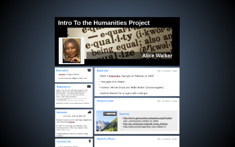 Alice Walker by leesha marlett on Prezi