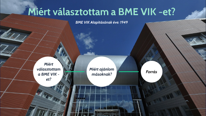 Miért választottam a BME VIK -et? by Gábor Bimbó on Prezi